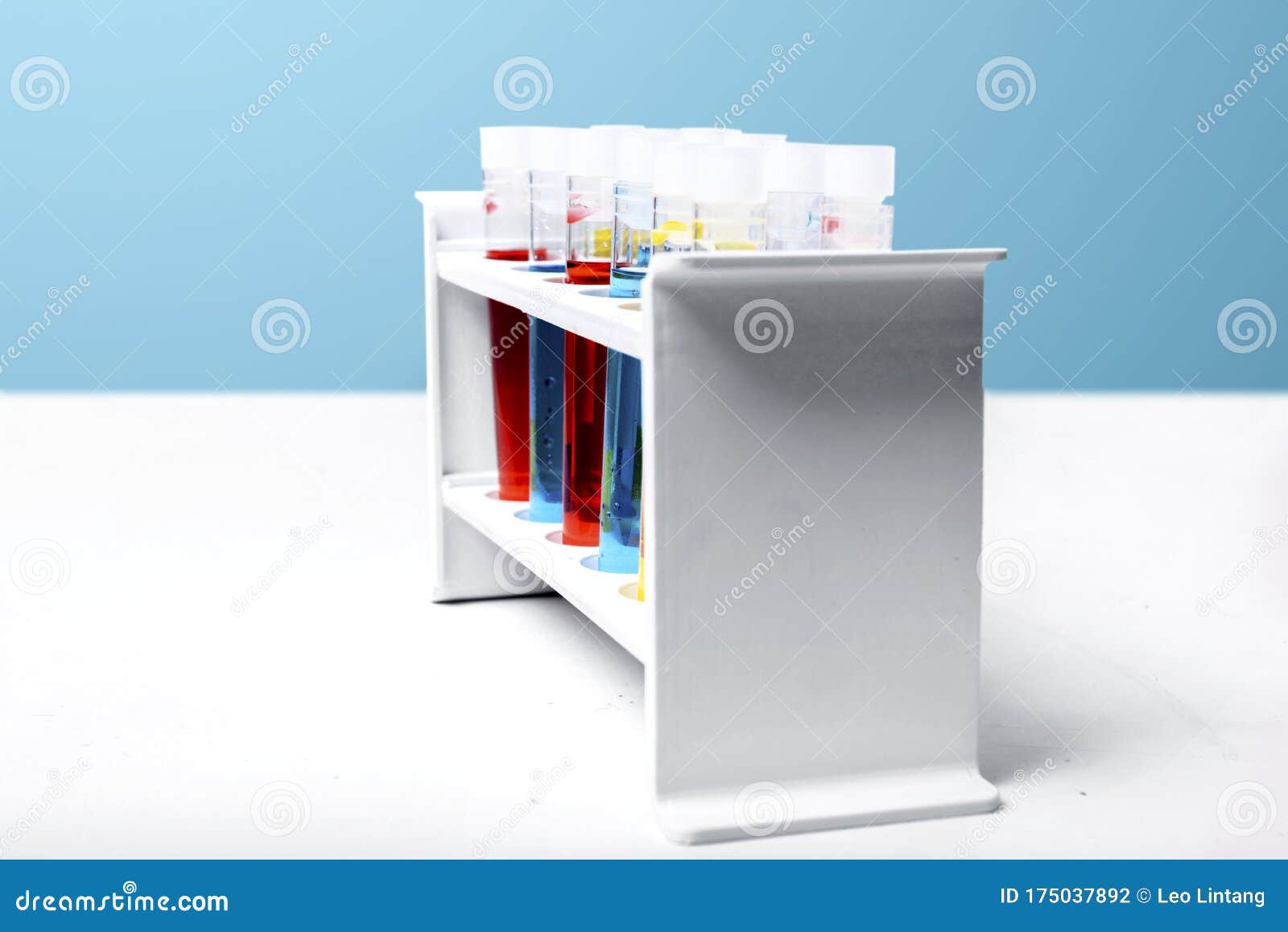 Rack Of Blood Tubes Labeled In Blood Bank Lab Royalty-Free Stock Image ...