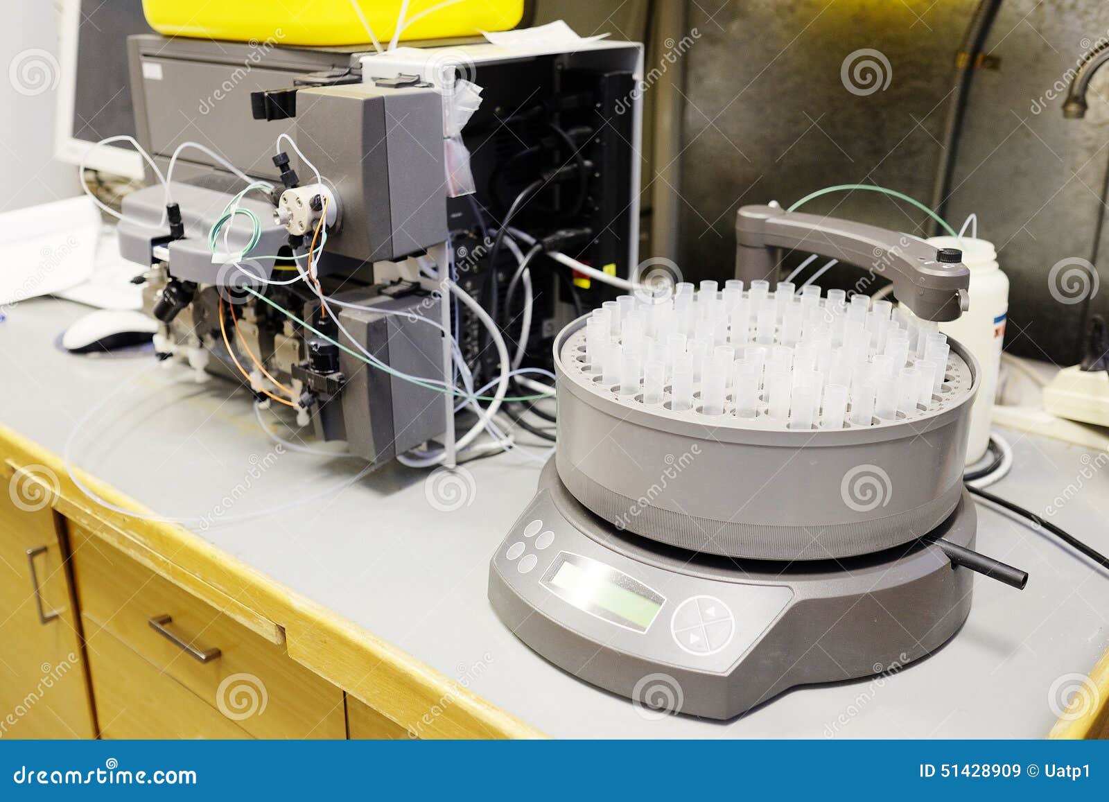 Rack of test tubes stock image. Image of tool, pharmaceutical - 51428909