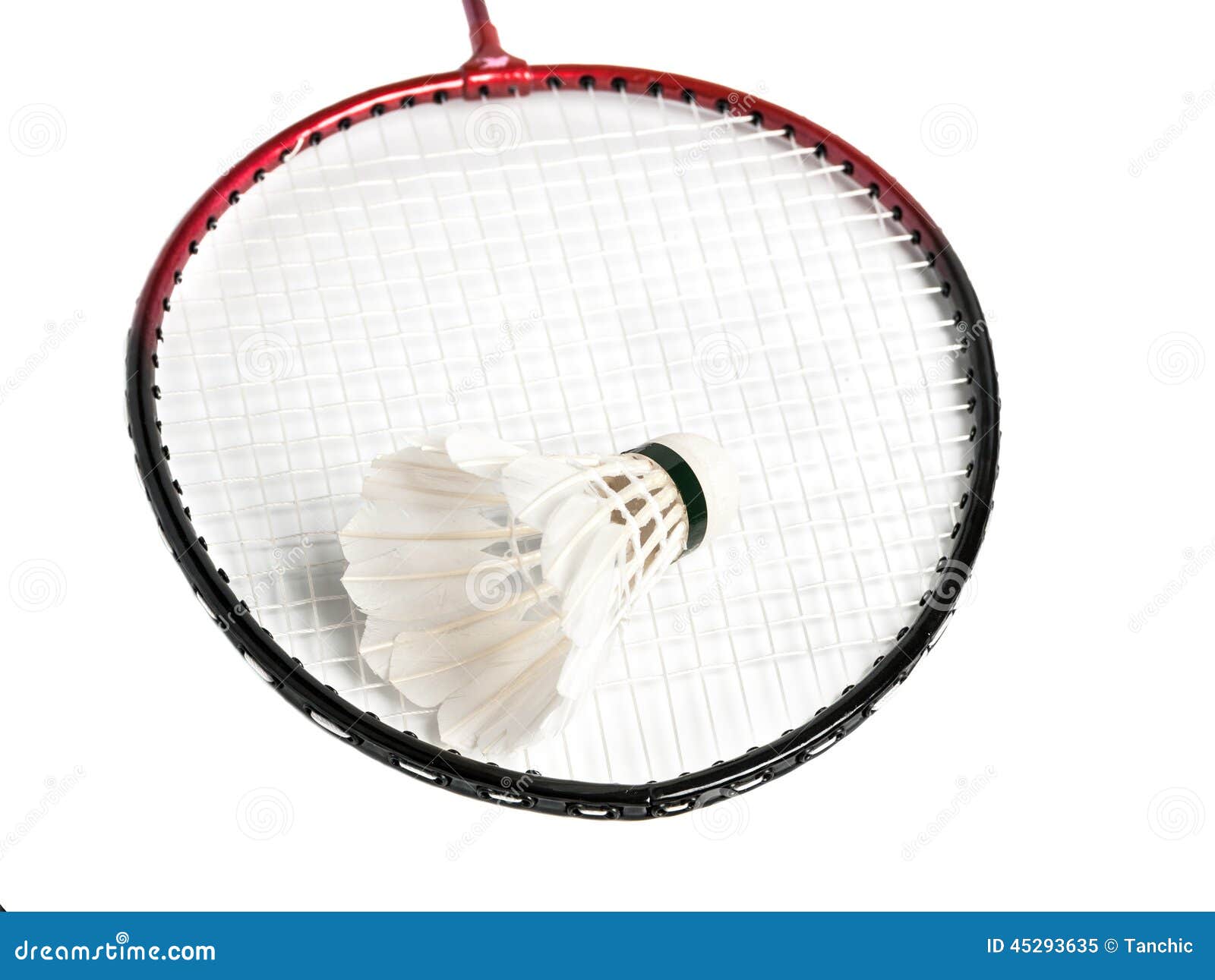 Racket is a Badminton and Shuttlecock Stock Image - Image of racket ...