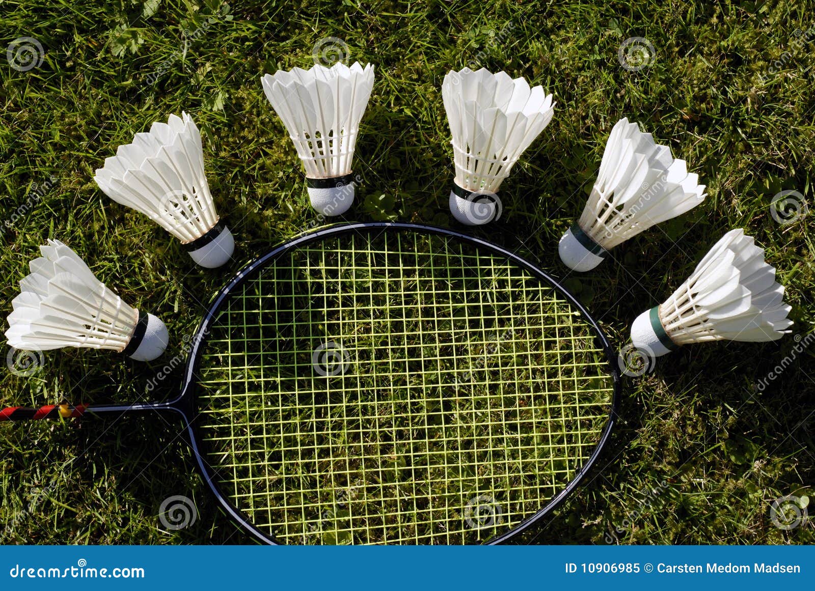 Racket and balls stock image. Image of badminton, games - 10906985