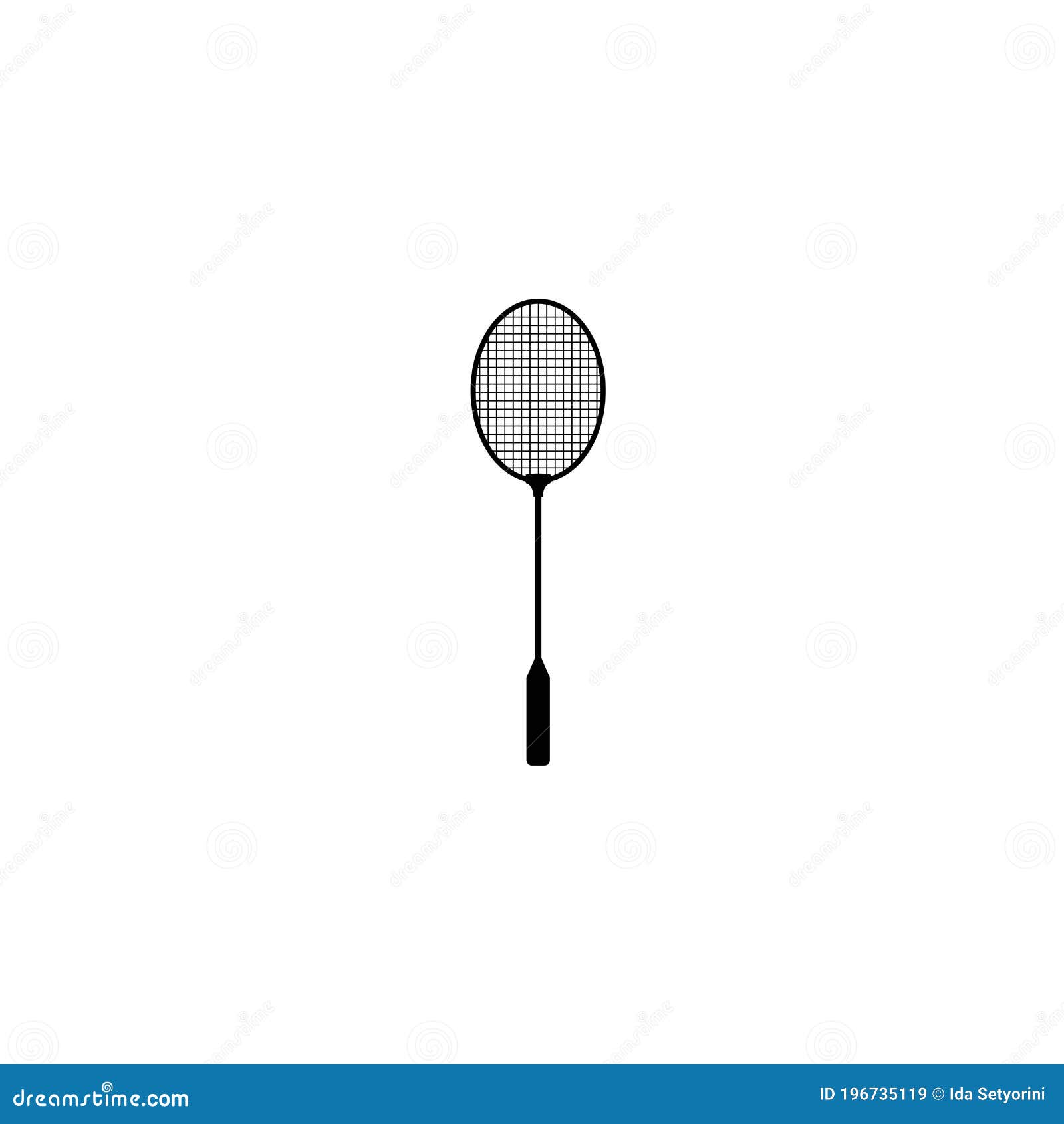 Racket logo stock vector. Illustration of emblem, athlete - 196735119