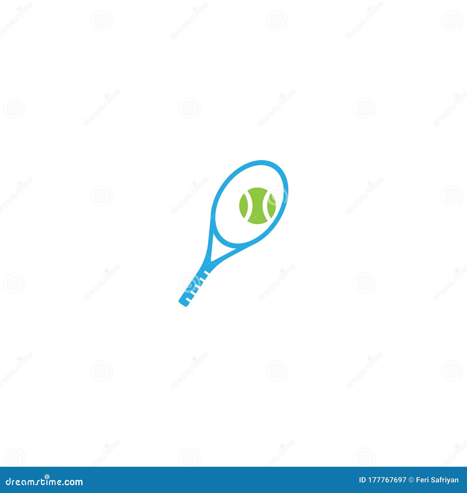 Racket logo vector stock illustration. Illustration of titanium - 177767697