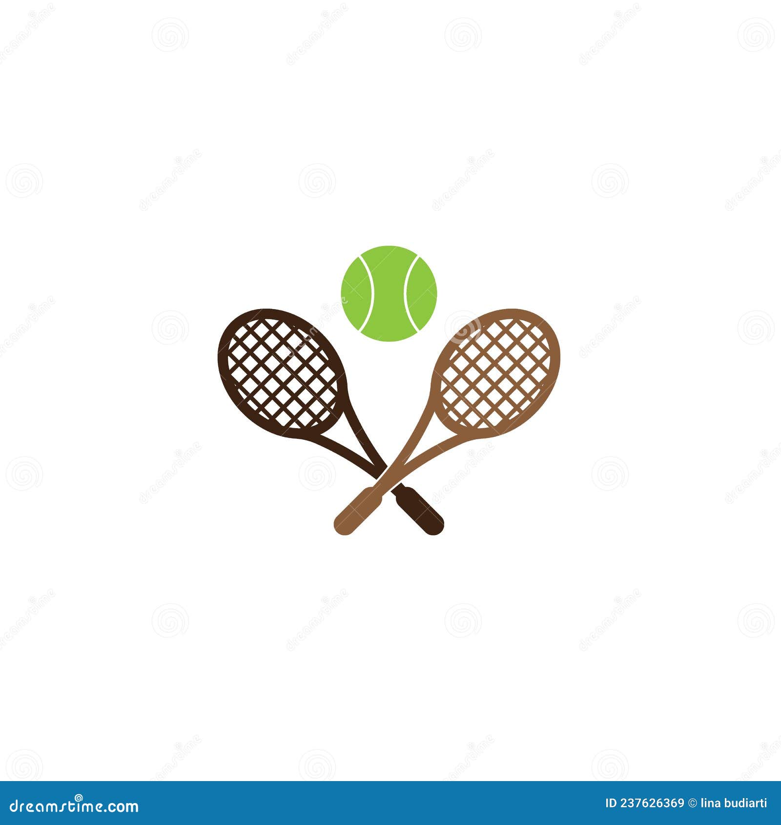 Racket logo stock vector. Illustration of play, simple - 237626369