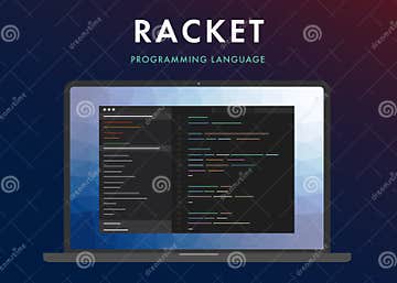 Racket Programming Language Stock Vector - Illustration of visual ...