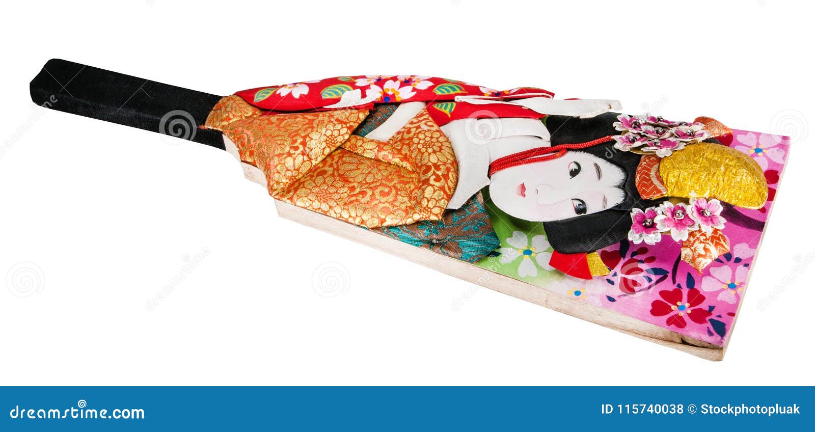 A Racket Used for the Traditional Game Hanetsuki Japan . Stock Photo ...