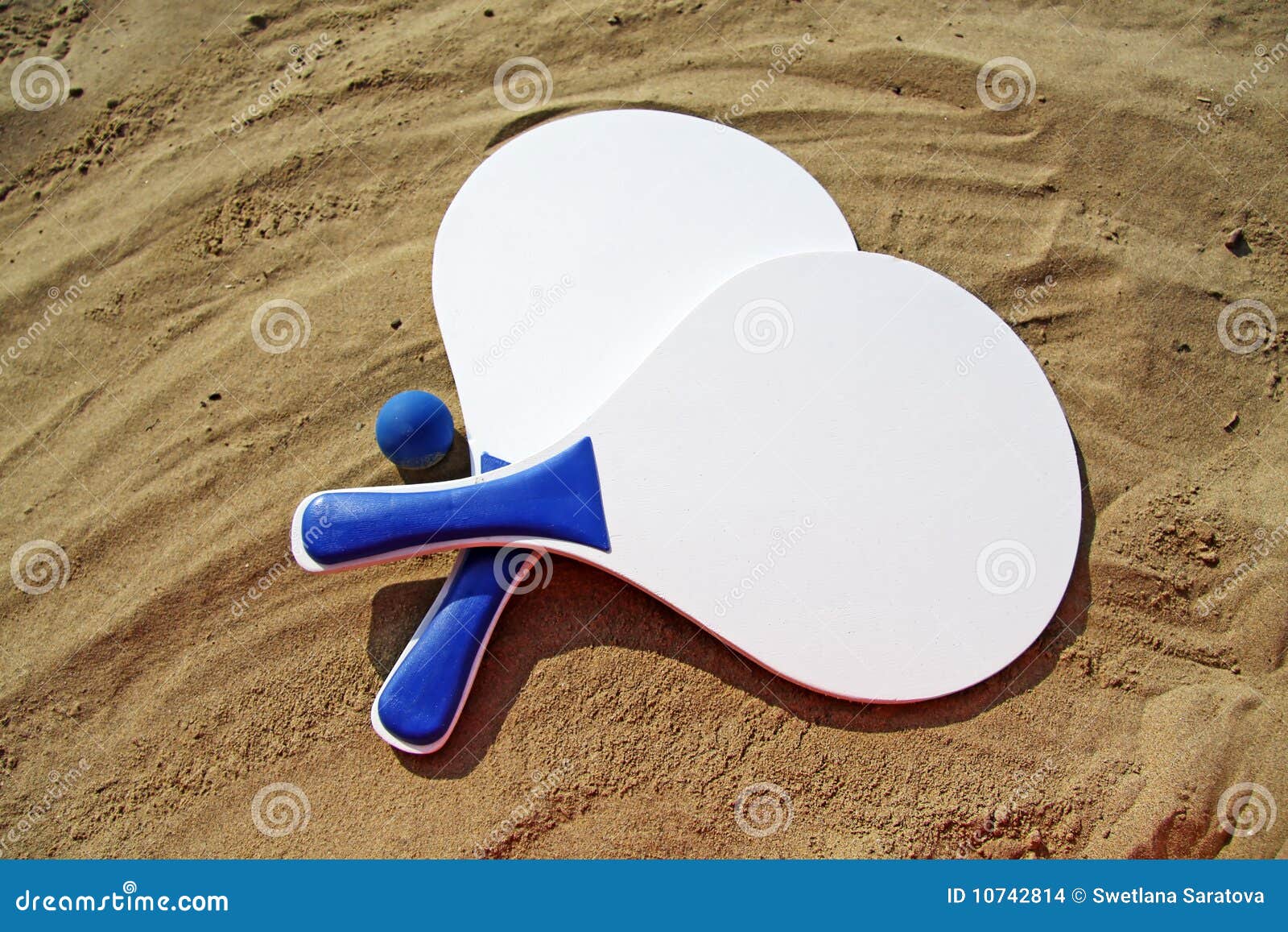 Rackets for Game in Badminton Stock Photo - Image of sand, summer: 10742814