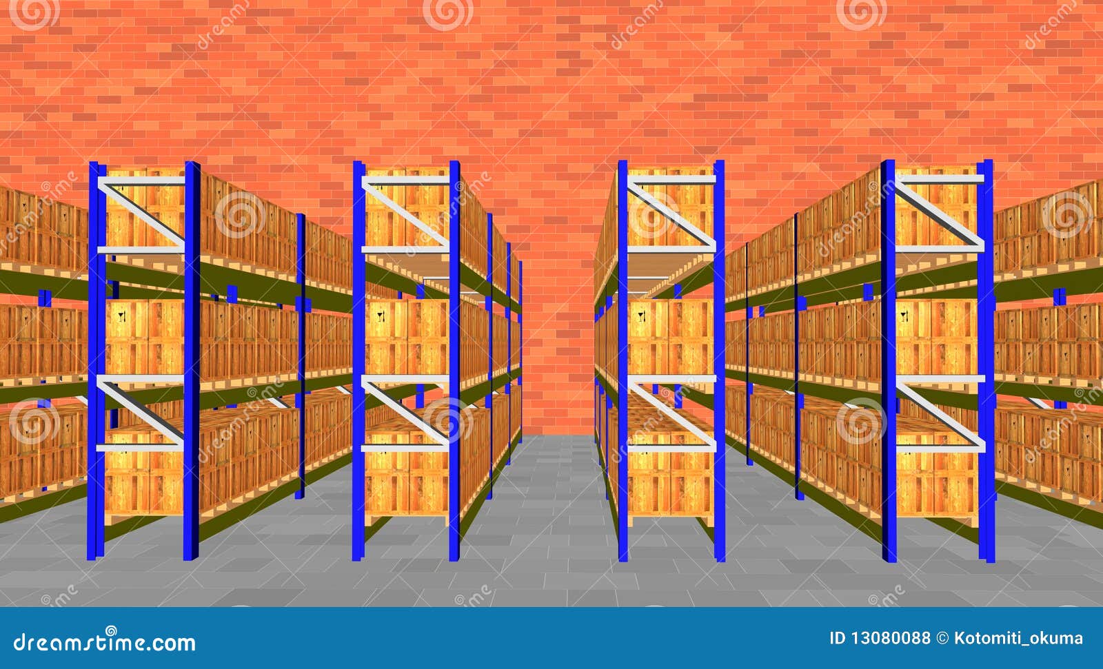 Racking stock illustration. Illustration of racking, delivery - 13080088