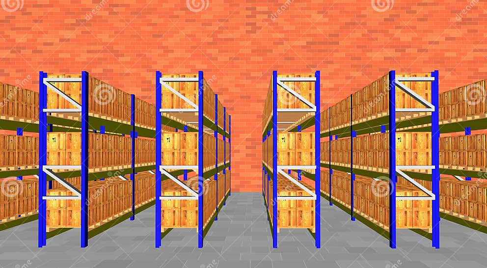 Racking stock illustration. Illustration of racking, delivery - 13080088