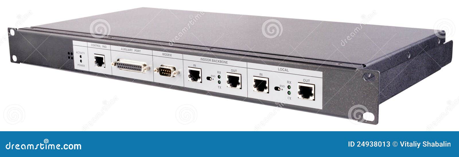 Rackmount Control Station Isolated Stock Image - Image of equipment ...