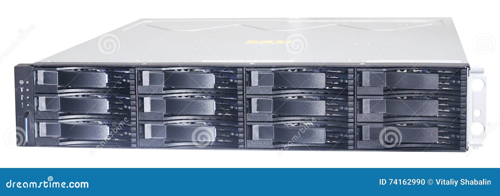 Rackmount storage system stock photo. Image of mount - 74162990