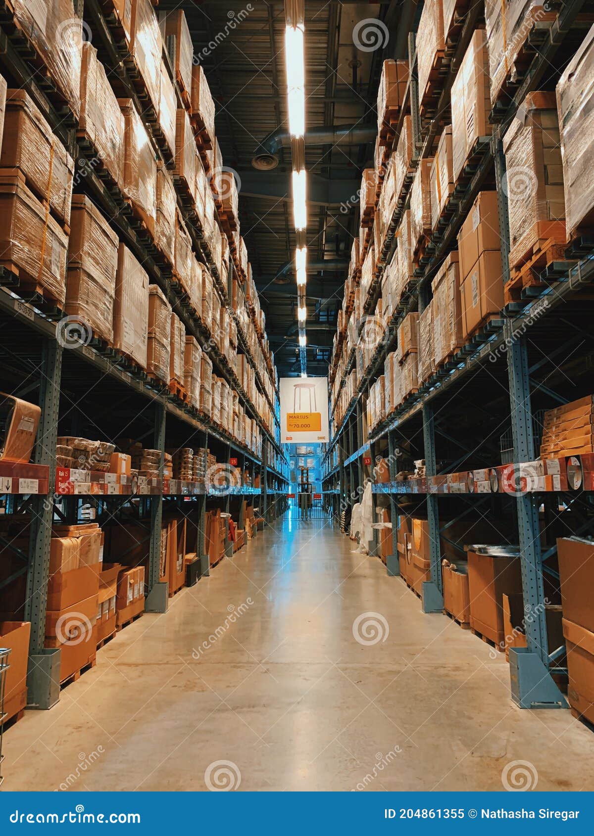 Racks full of boxes editorial image. Image of boxes - 204861355