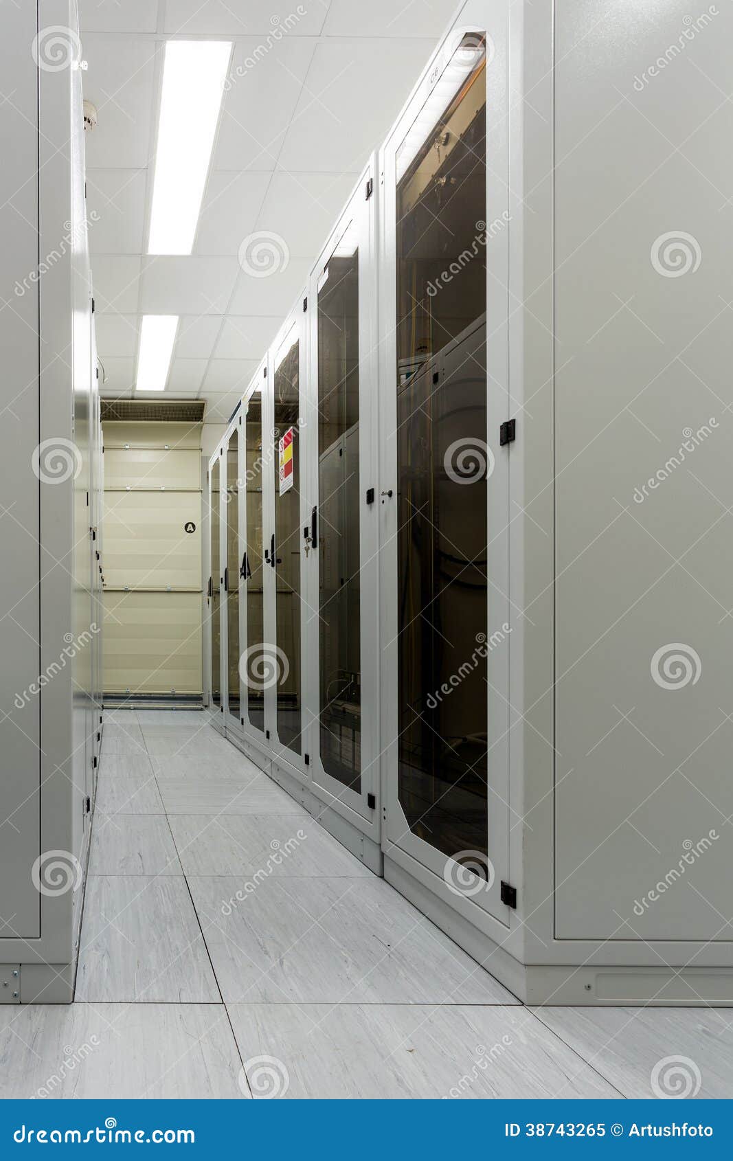 Racks with Network Equipment Stock Image - Image of internet, indoors ...