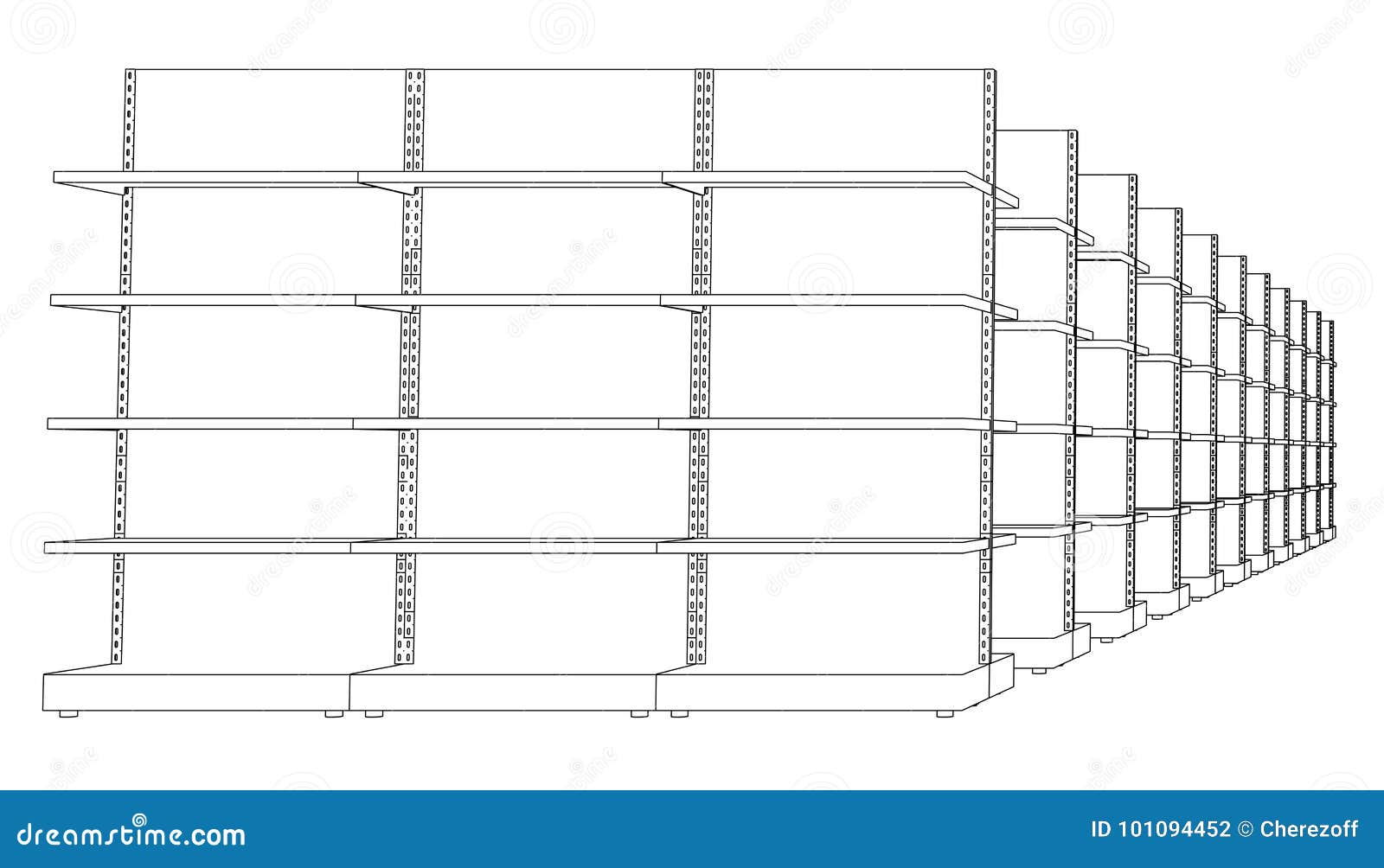 Racks with Shelves Sketch. Vector Stock Vector - Illustration of ... Racks with Shelves Sketch. Vector Stock Vector - Illustration of ...