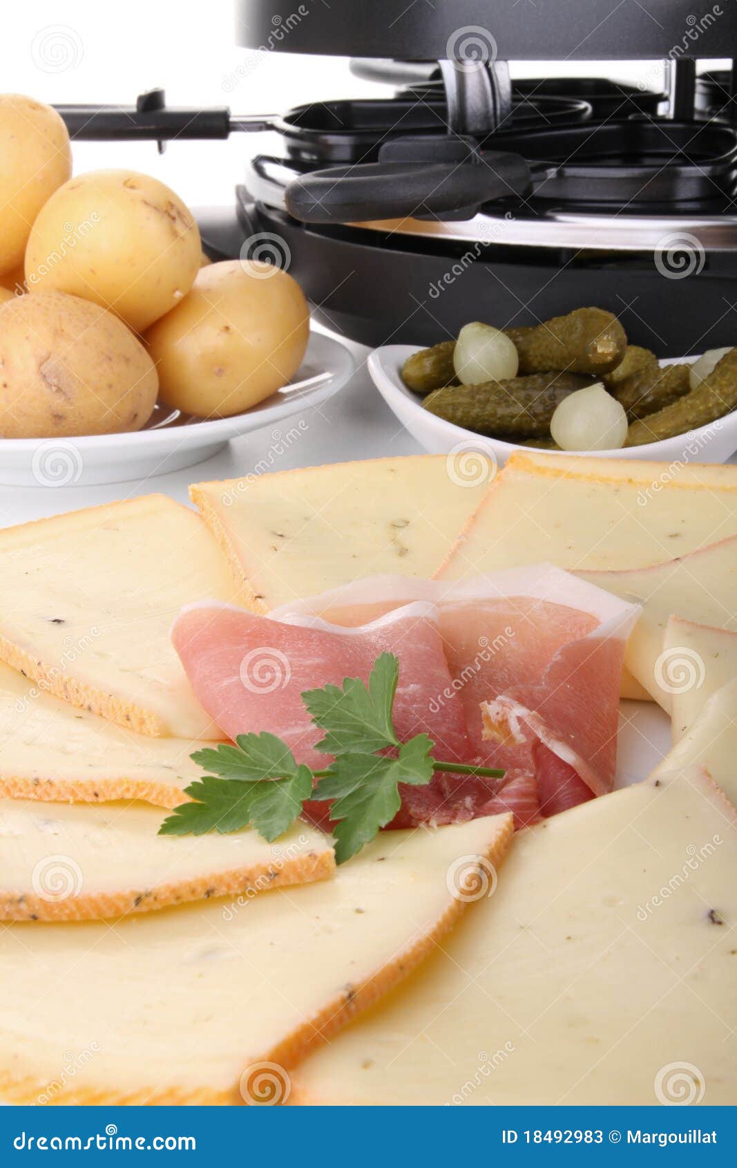 Raclette stock image. Image of swiss, food, party, french - 18492983