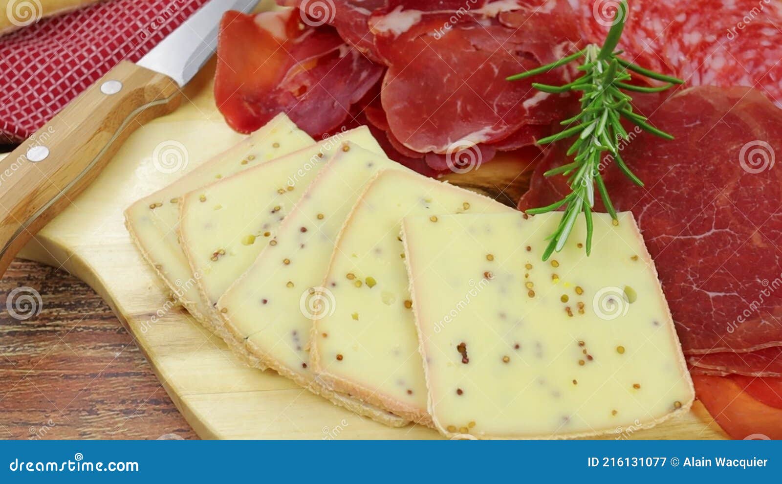 Raclette Cheese and Cold Cuts on a Table Stock Video - Video of ...