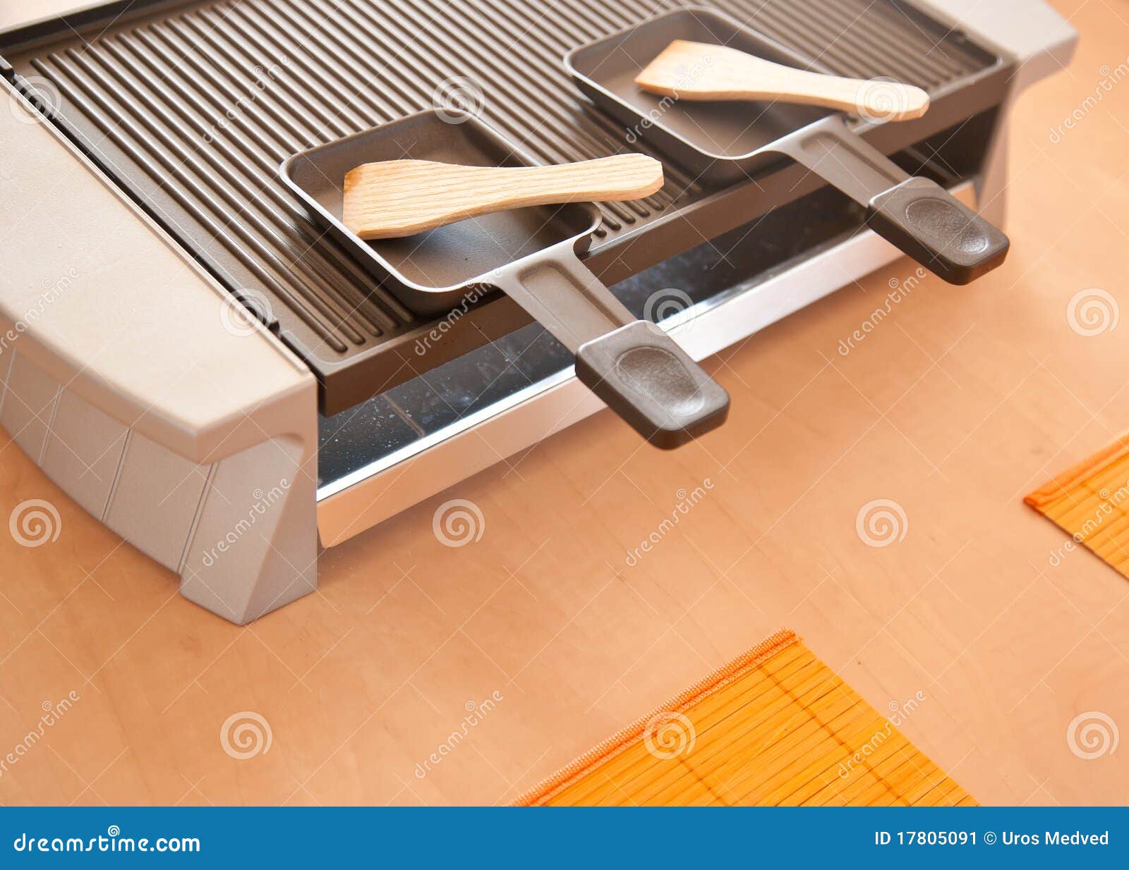 Raclette preparation stock image. Image of evening, melt - 17805091