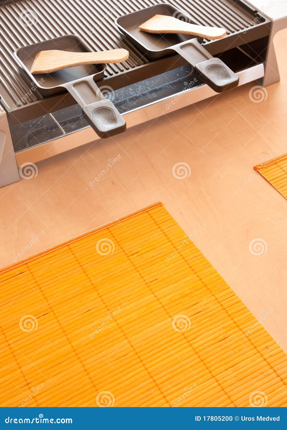 Raclette preparation stock photo. Image of french, celebration - 17805200