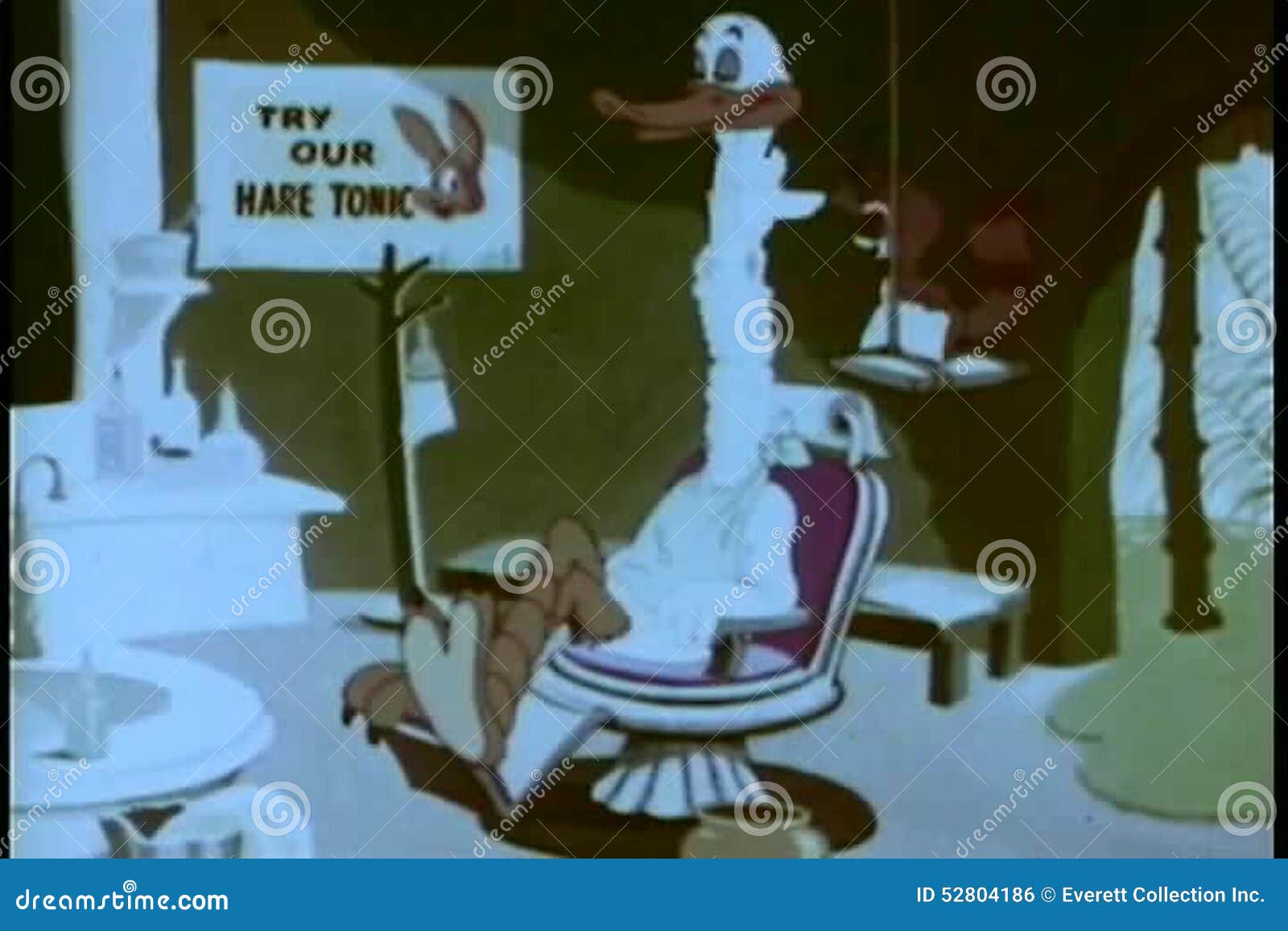 Racoon in Make-shift Barber Shop Shaving Duck S Neck Stock Footage ...