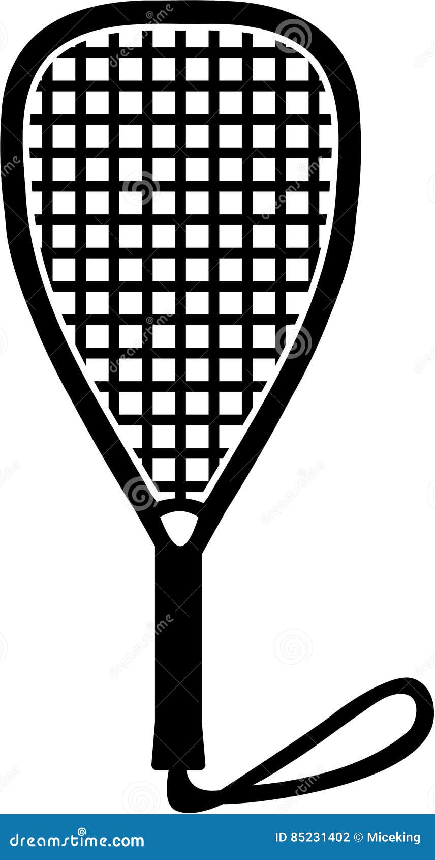 Racquetball bat stock vector. Illustration of competition - 85231402