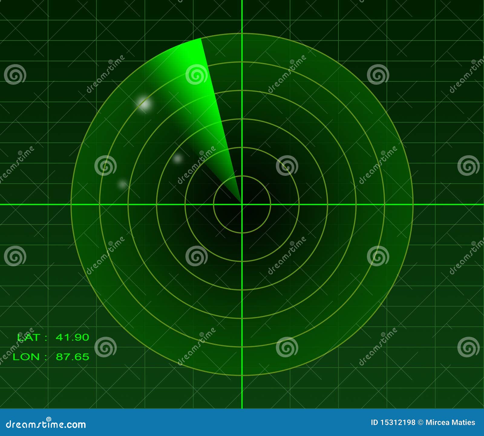 Radar stock illustration. Illustration of locate, location - 15312198