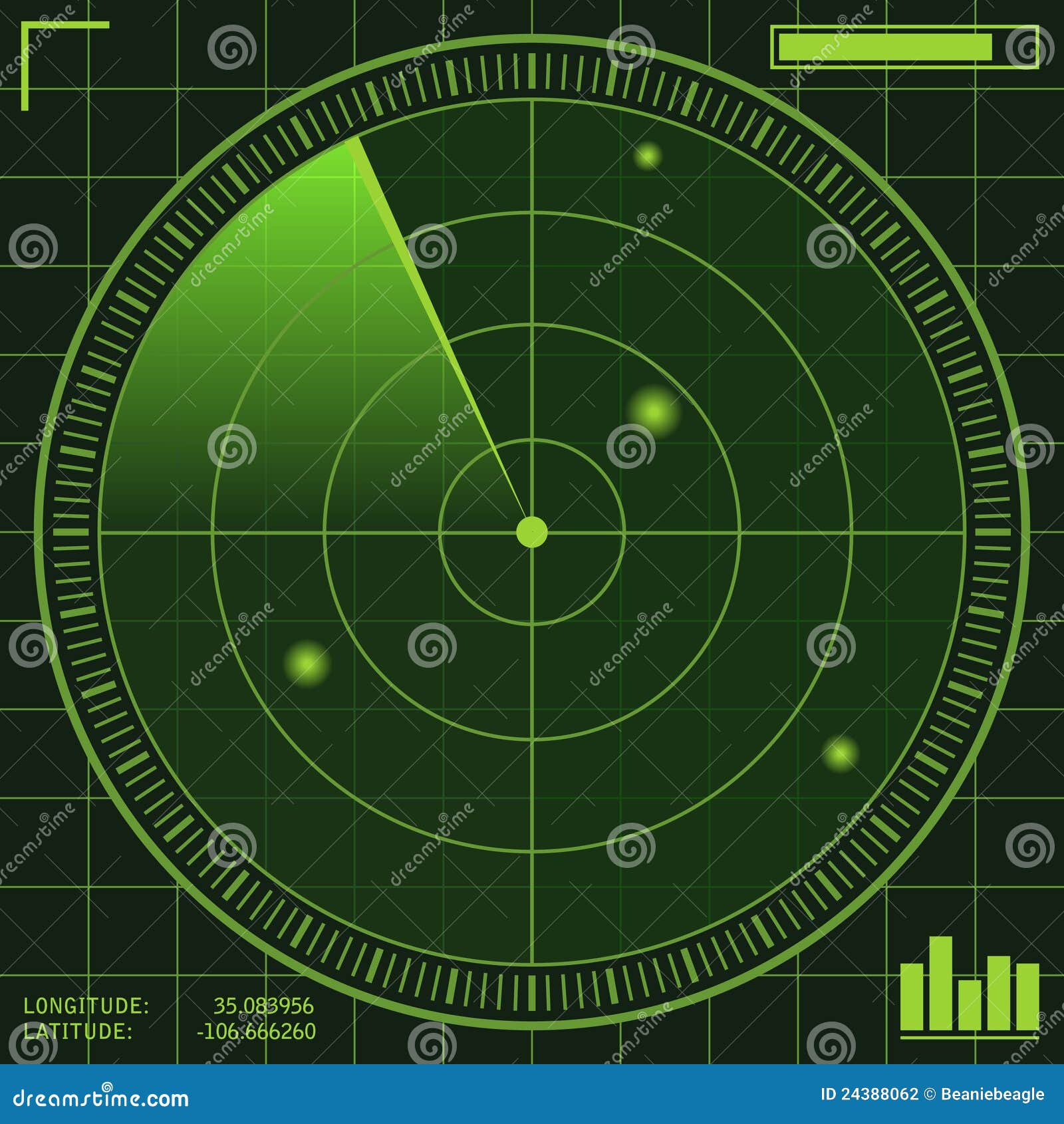 Radar Cartoon Vector | CartoonDealer.com #20284755