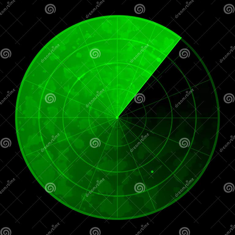 Radar stock illustration. Illustration of military, sonar - 245764