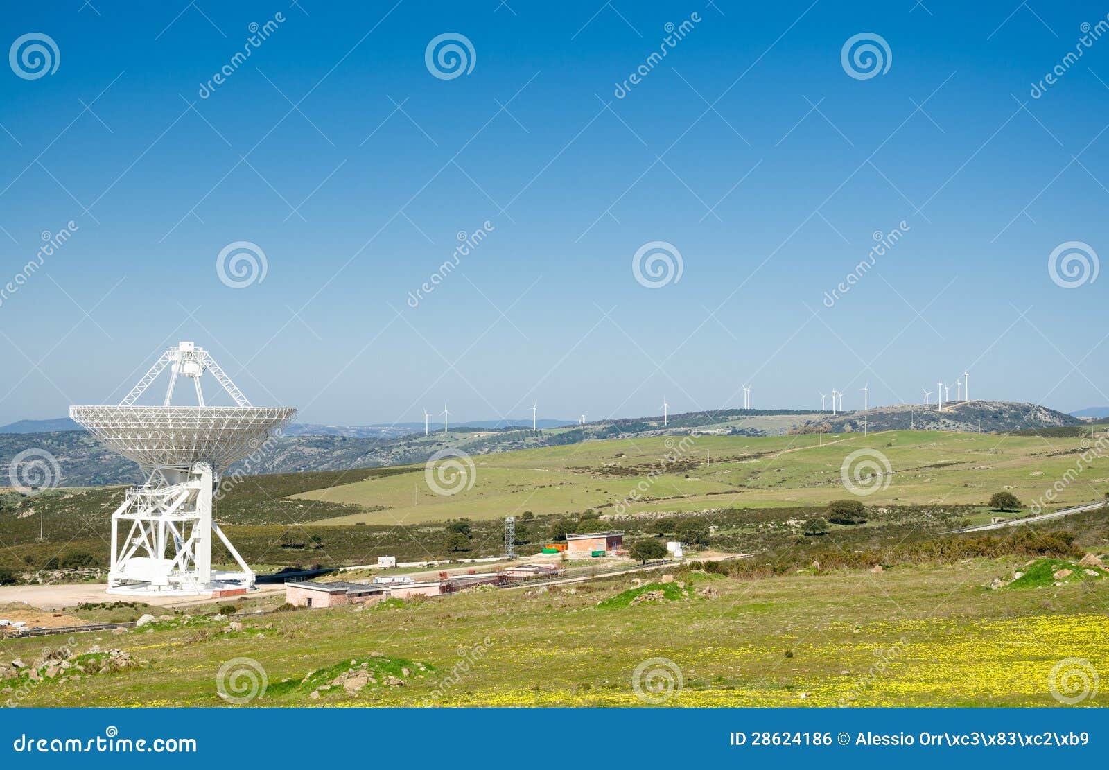 Radar stock photo. Image of landscape, antenna, modern - 28624186