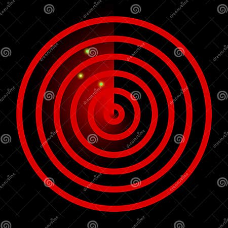 Radar stock illustration. Illustration of imaging, alerts - 67828
