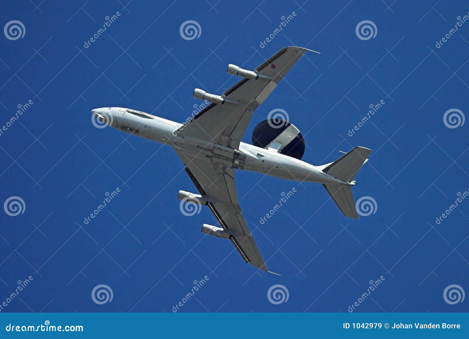 Radar Airplane stock image. Image of awacs, flight, otan - 1042979