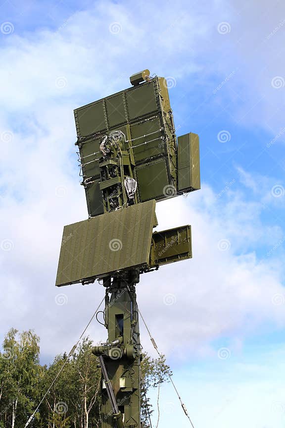 Radar Antenna of the Air Defence System Stock Photo - Image of phased ...
