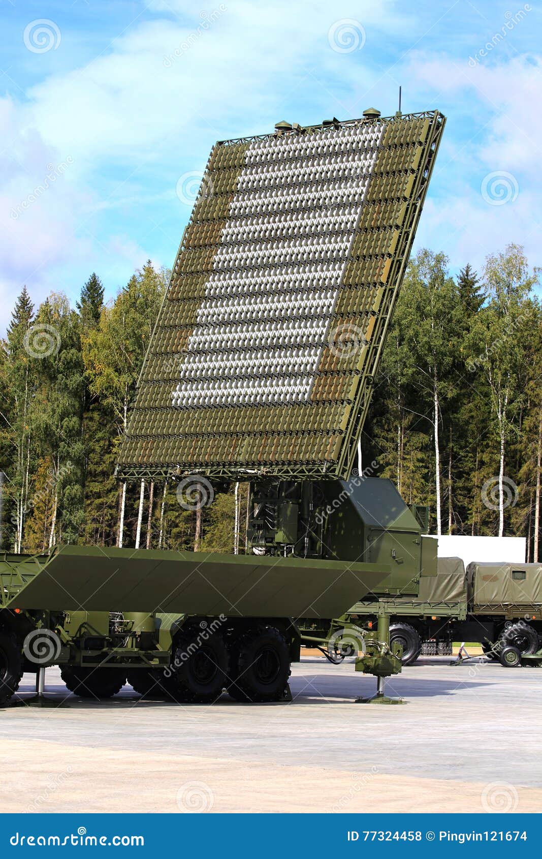 Radar Antenna of the Air Defence System Stock Photo - Image of defence ...