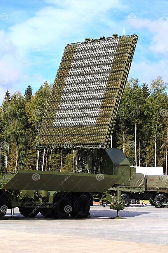 Radar Antenna of the Air Defence System Stock Photo - Image of defence ...