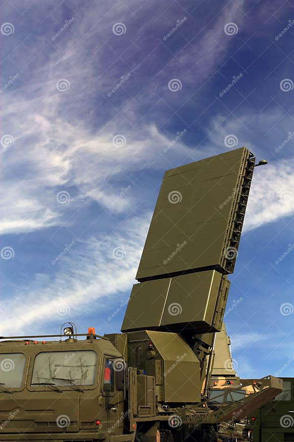 Radar antenna stock photo. Image of modern, data, phased - 34304218