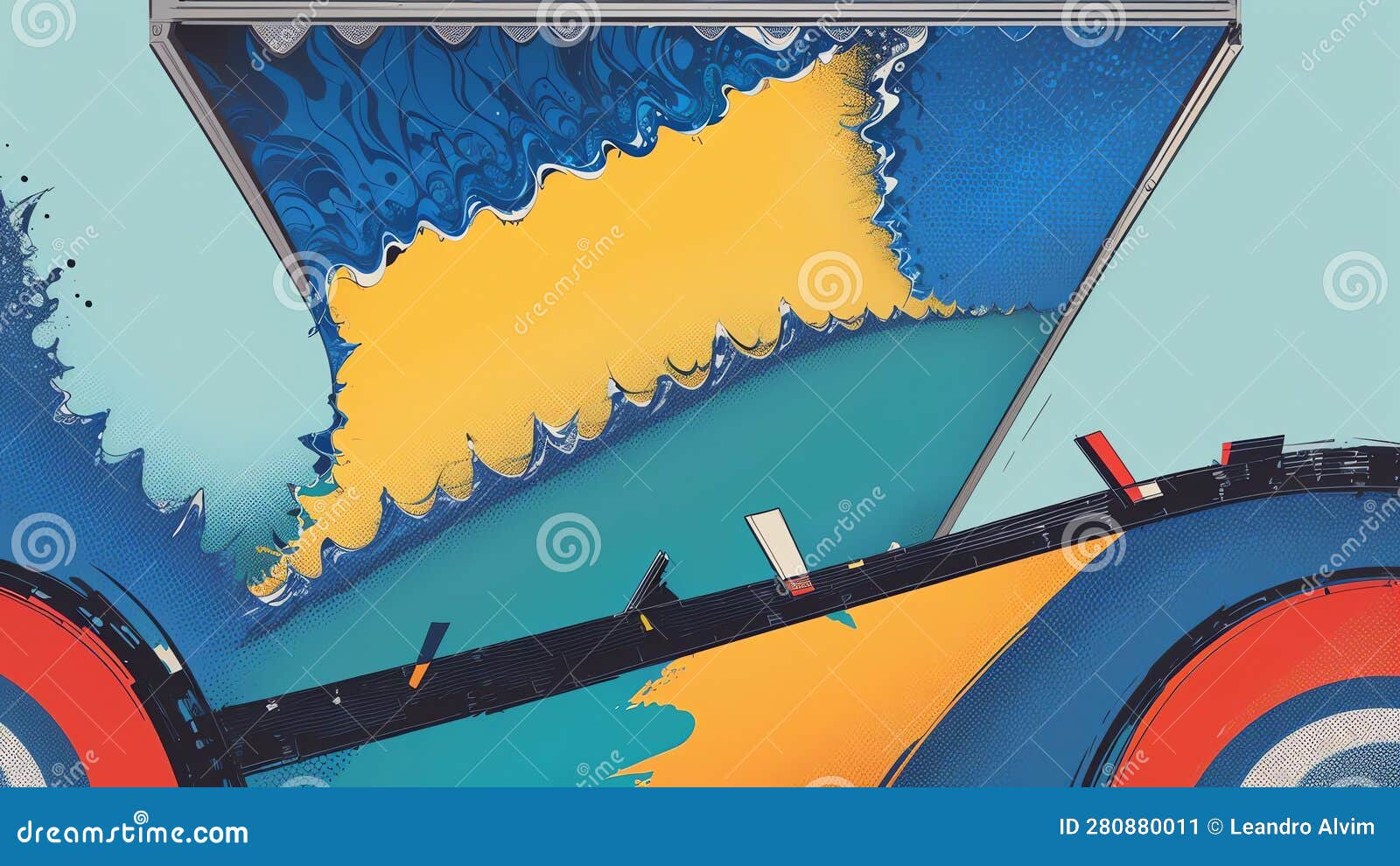 Radar. Blip. Detection Of Objects On The Radar. Vector Illustration ...