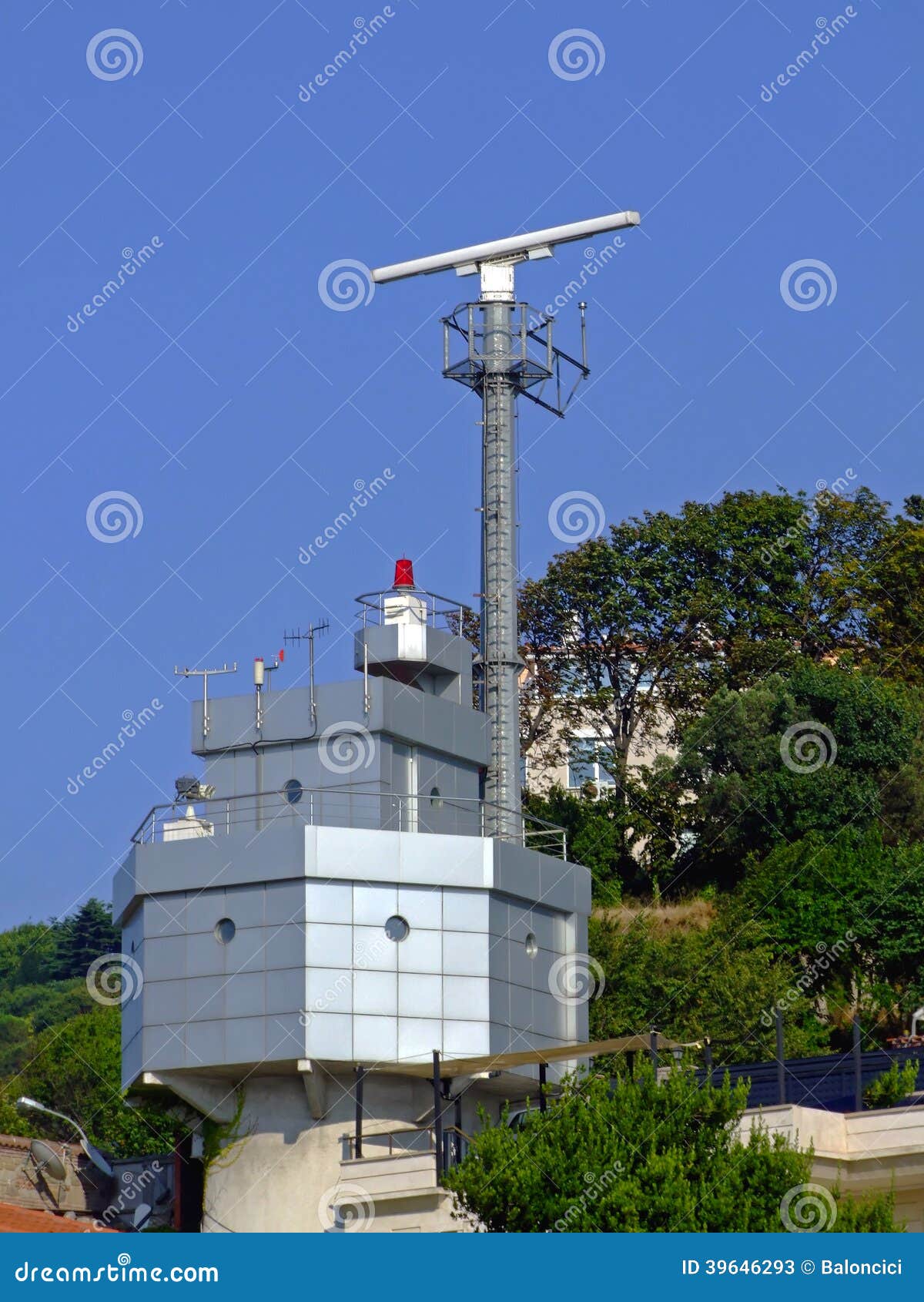 Radar Control Antenna On Multiple Launch Rocket System Weapons Stock ...