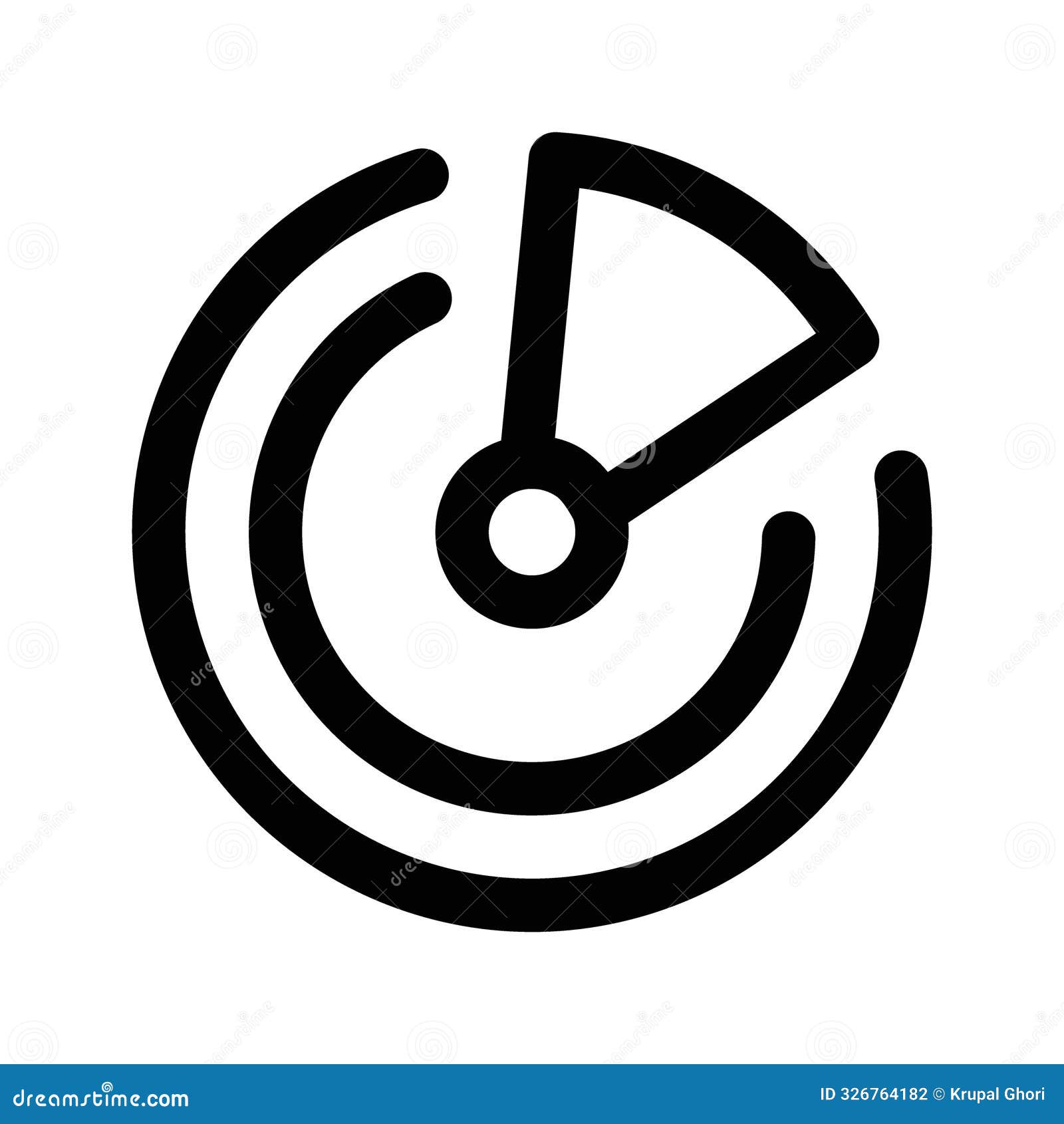 Radar Detection Logo Sign Vector Outline | CartoonDealer.com #326040092