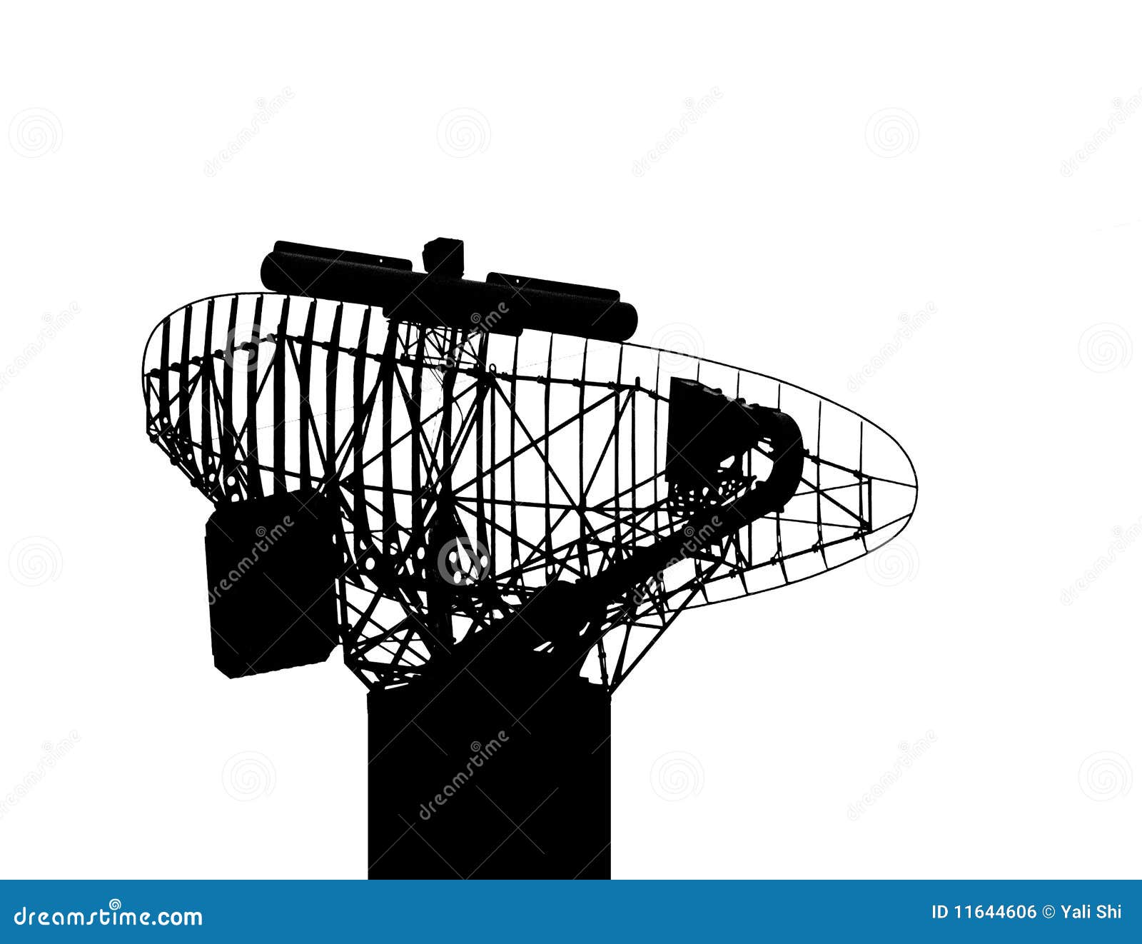 Reflector Radar Signal On The Beach Stock Image | CartoonDealer.com ...