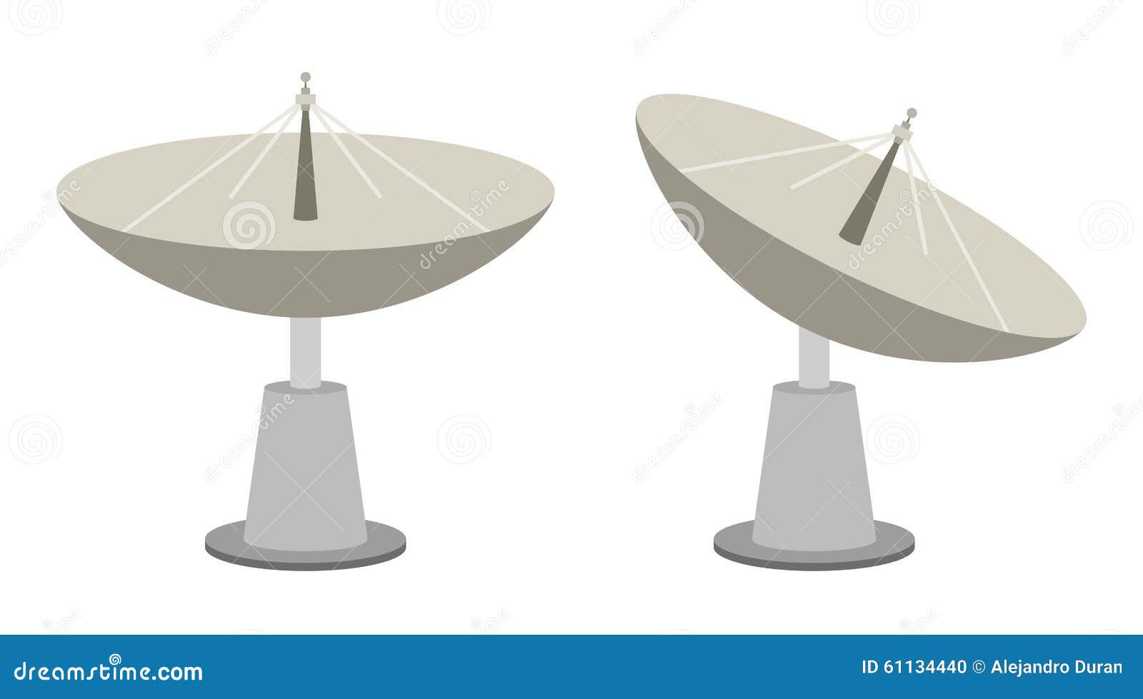 Radar dish stock vector. Illustration of media, business - 61134440