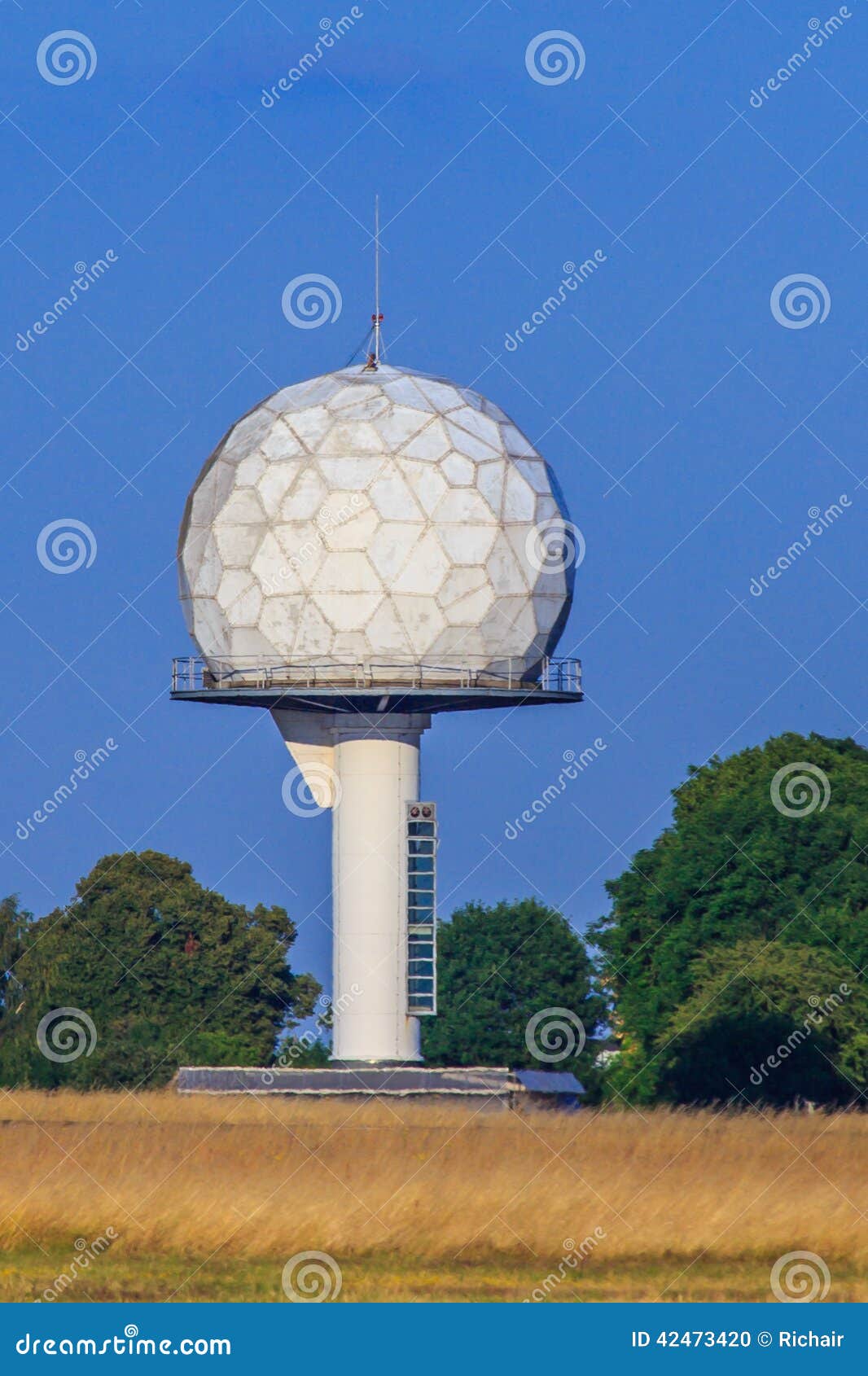 Radar dome stock photo. Image of signal, signals, surveillance - 42473420