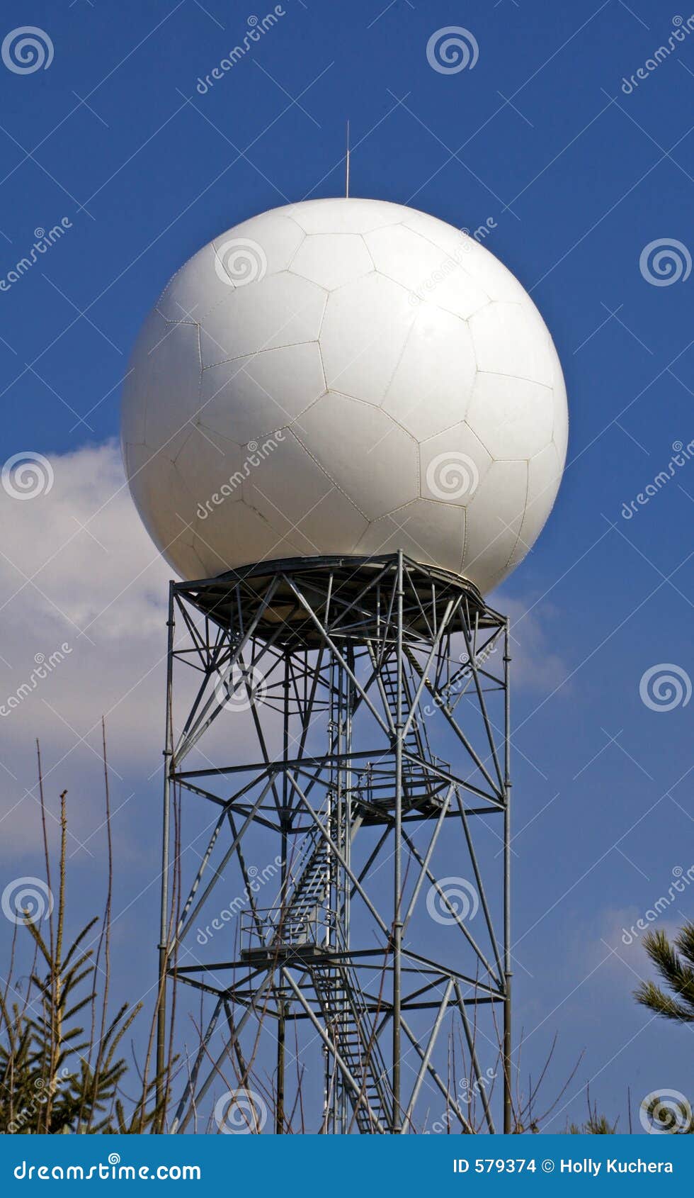 Radar Dome - Wide stock photo. Image of white, forcasting - 579374