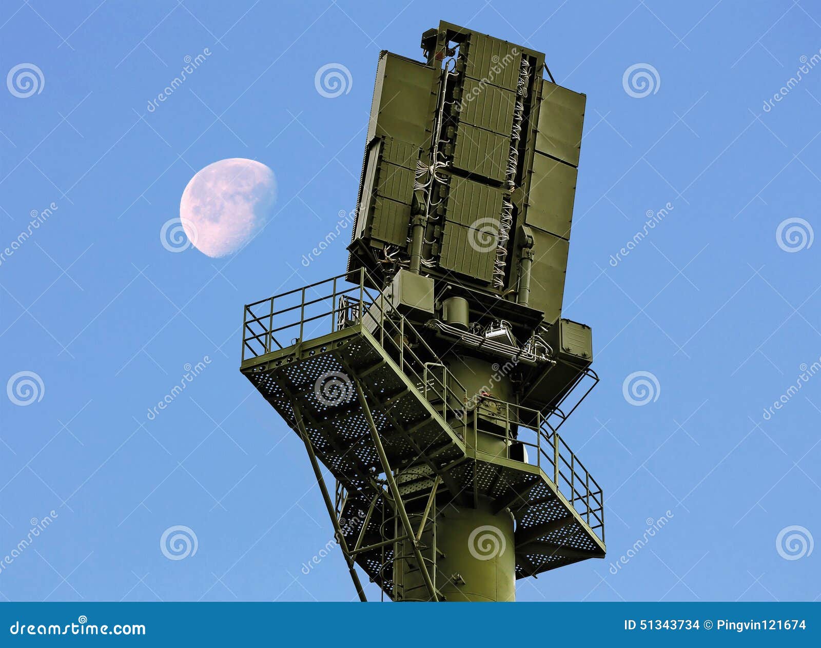 Radar facility stock photo. Image of space, antenna, high - 51343734