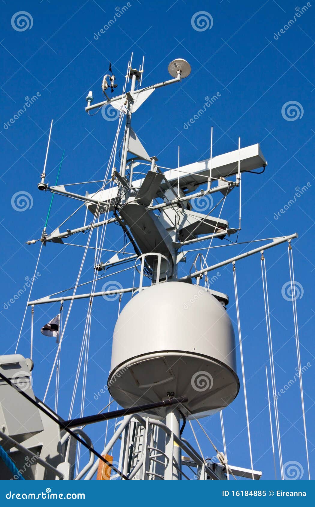 Radar and GPS equipment stock image. Image of detecting - 16184885