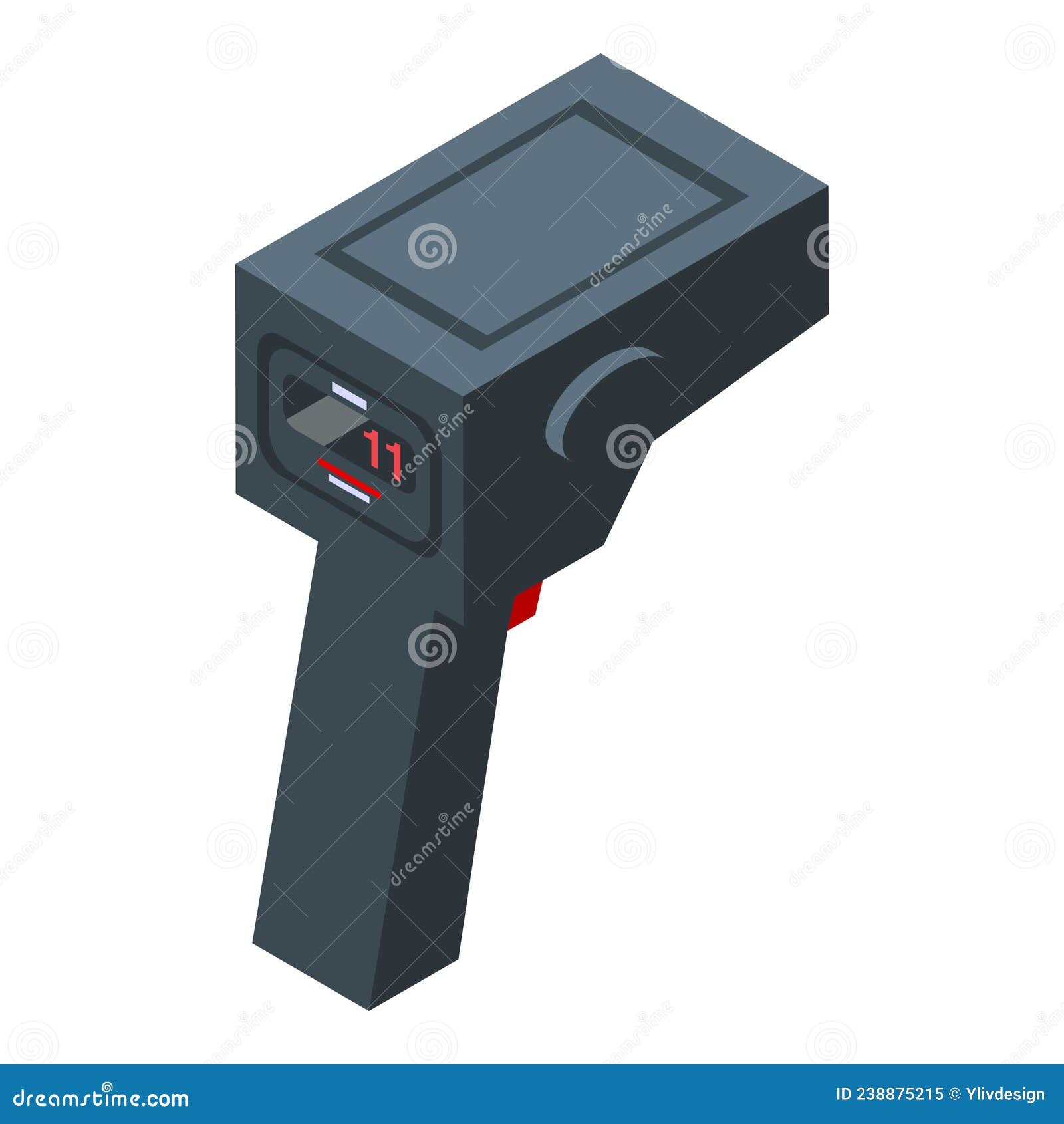 Radar Gun Icon Isometric Vector. Speed Camera Stock Vector ...