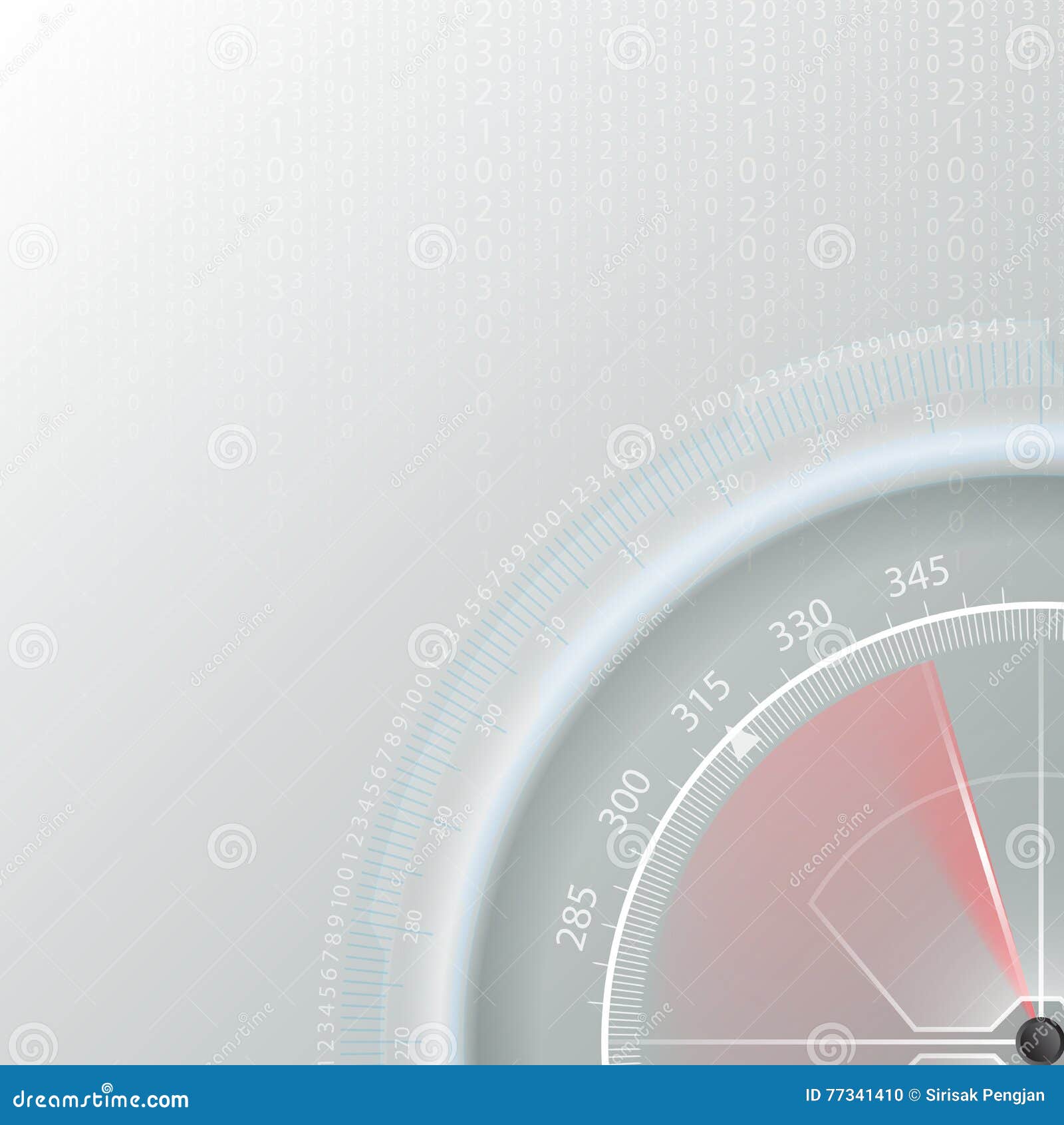 Radar Screen Display Technology Background Vector Stock Vector ...