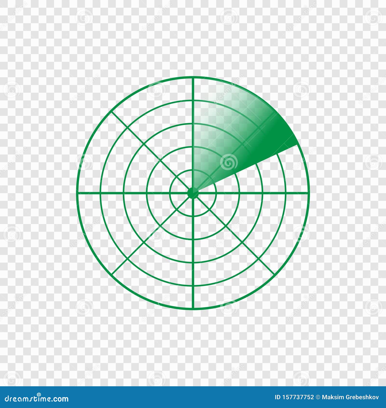 Radar screen icon stock illustration. Illustration of sonar - 157737752