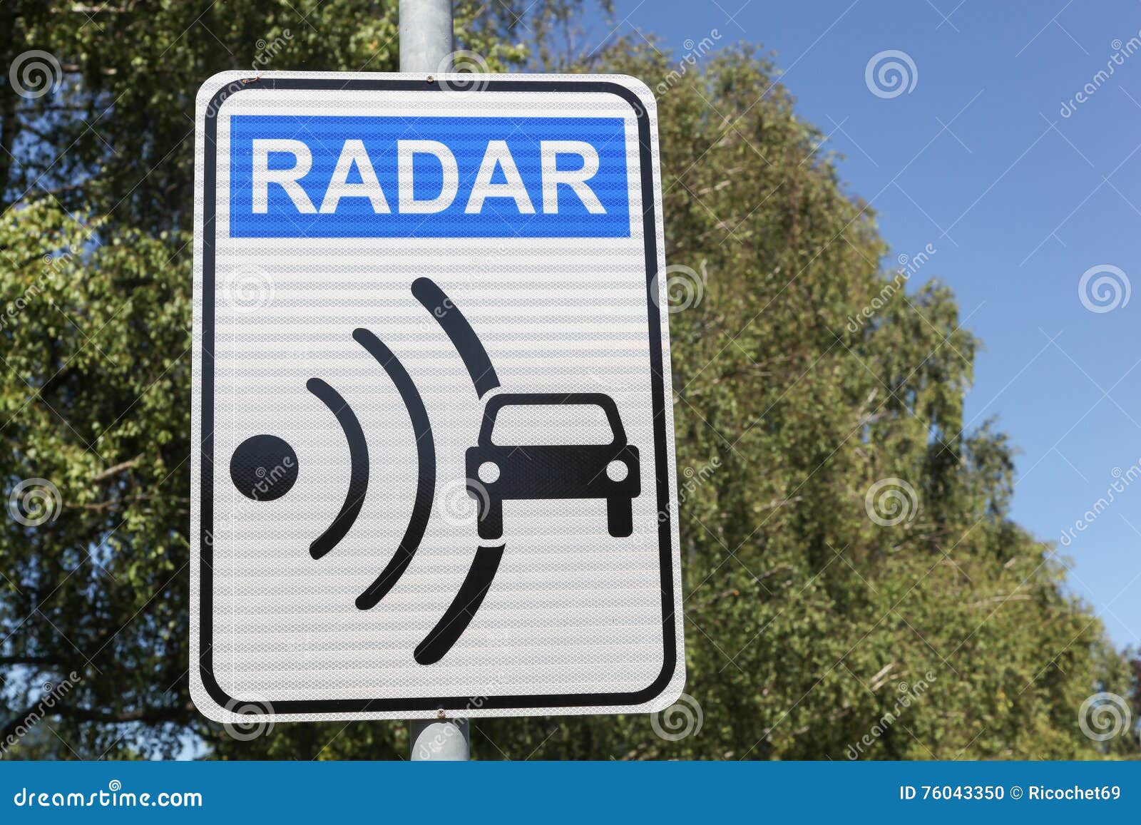 Radar signal on a road stock photo. Image of signal, police - 76043350