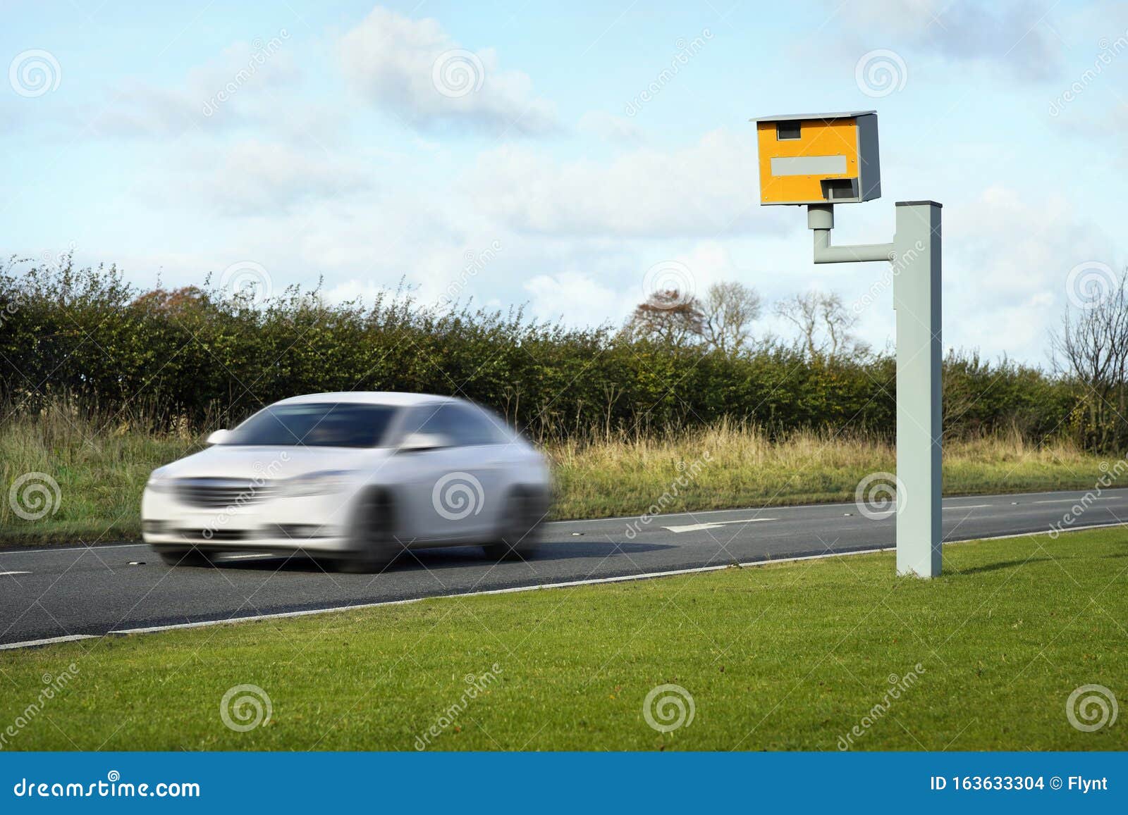 Radar speed camera stock photo. Image of limit, examining - 163633304