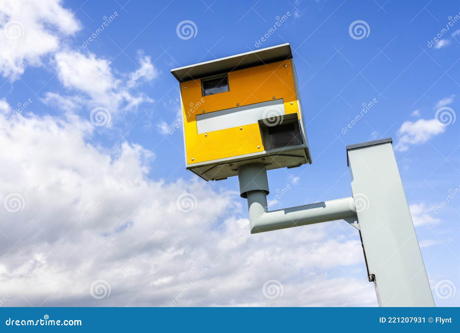 Radar Speed Camera in the Uk Background Stock Image - Image of britain ...