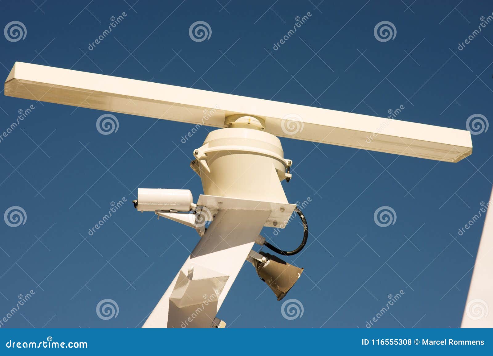 Radar system on a ship stock photo. Image of waves, communication ...