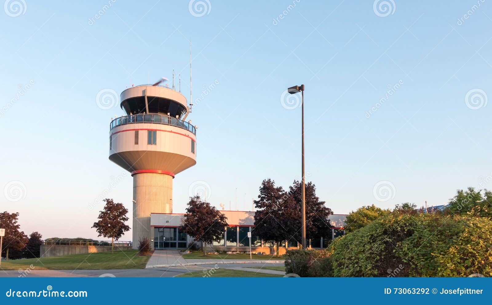 A Radar Tower at an Airport Stock Photo - Image of safety, object: 73063292
